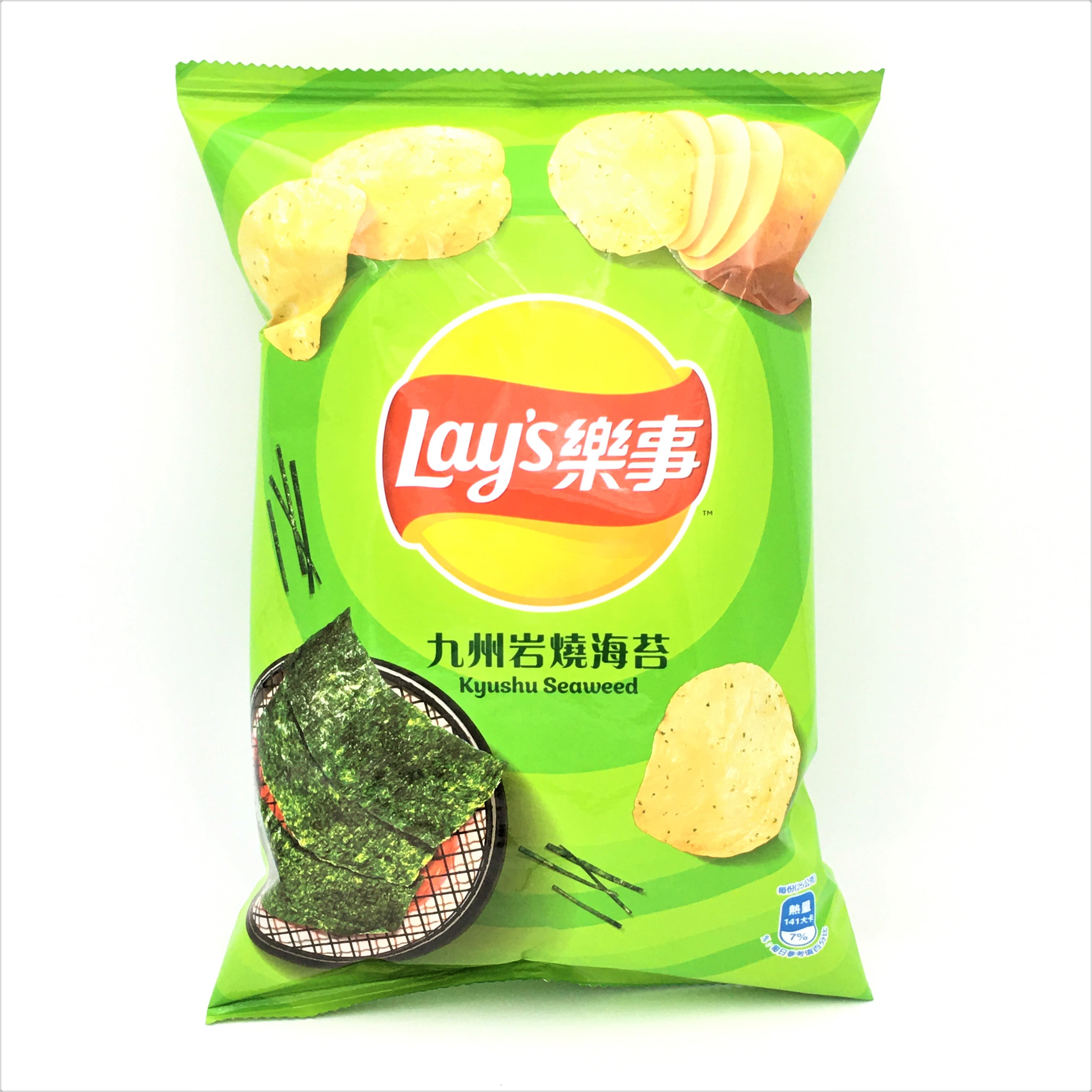 Lay's Kyushu Seaweed Flavored Potato Chips 59.5g 樂事九州岩燒海苔洋芋片 - Walmart.com