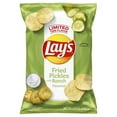 Lay's Flavorful Midwest Inspired Fried Pickle with Ranch Potato Chips 7 ...