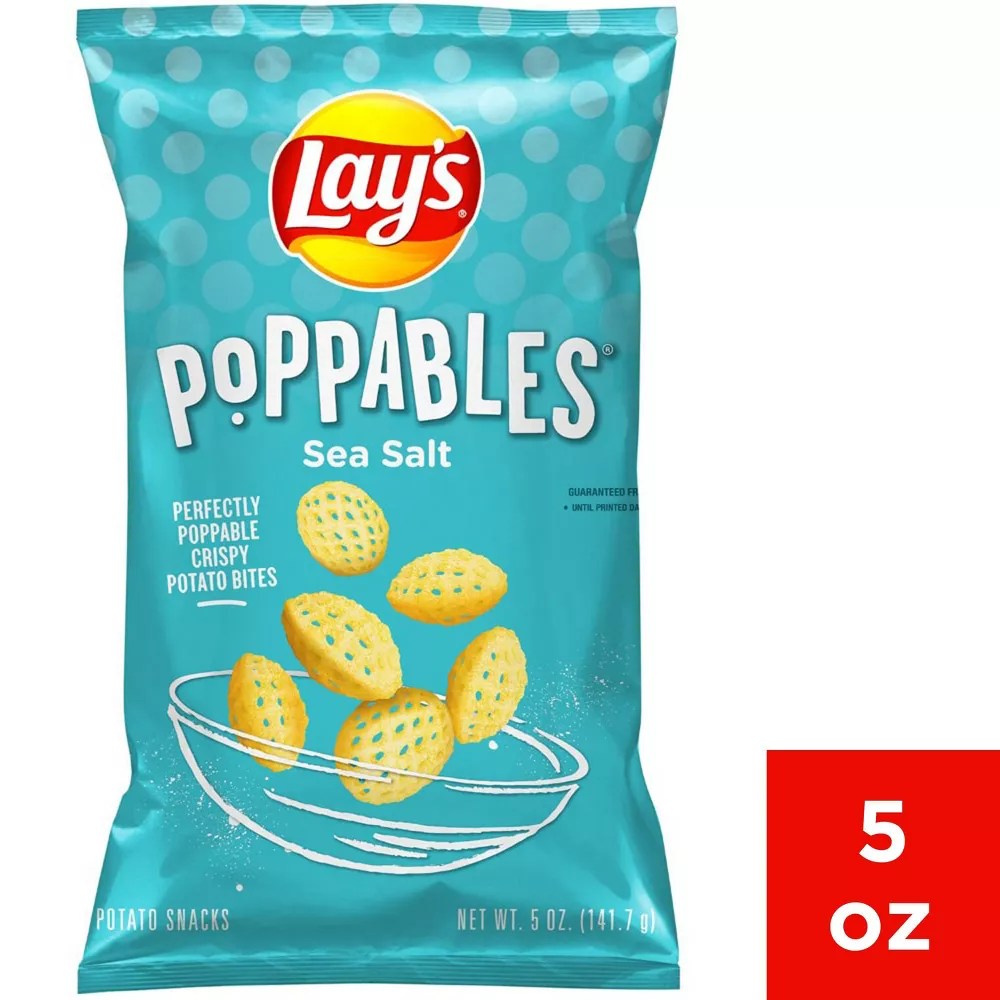 Lay's Poppables Sea Salt Potato Snacks - 5oz - Walmart.com