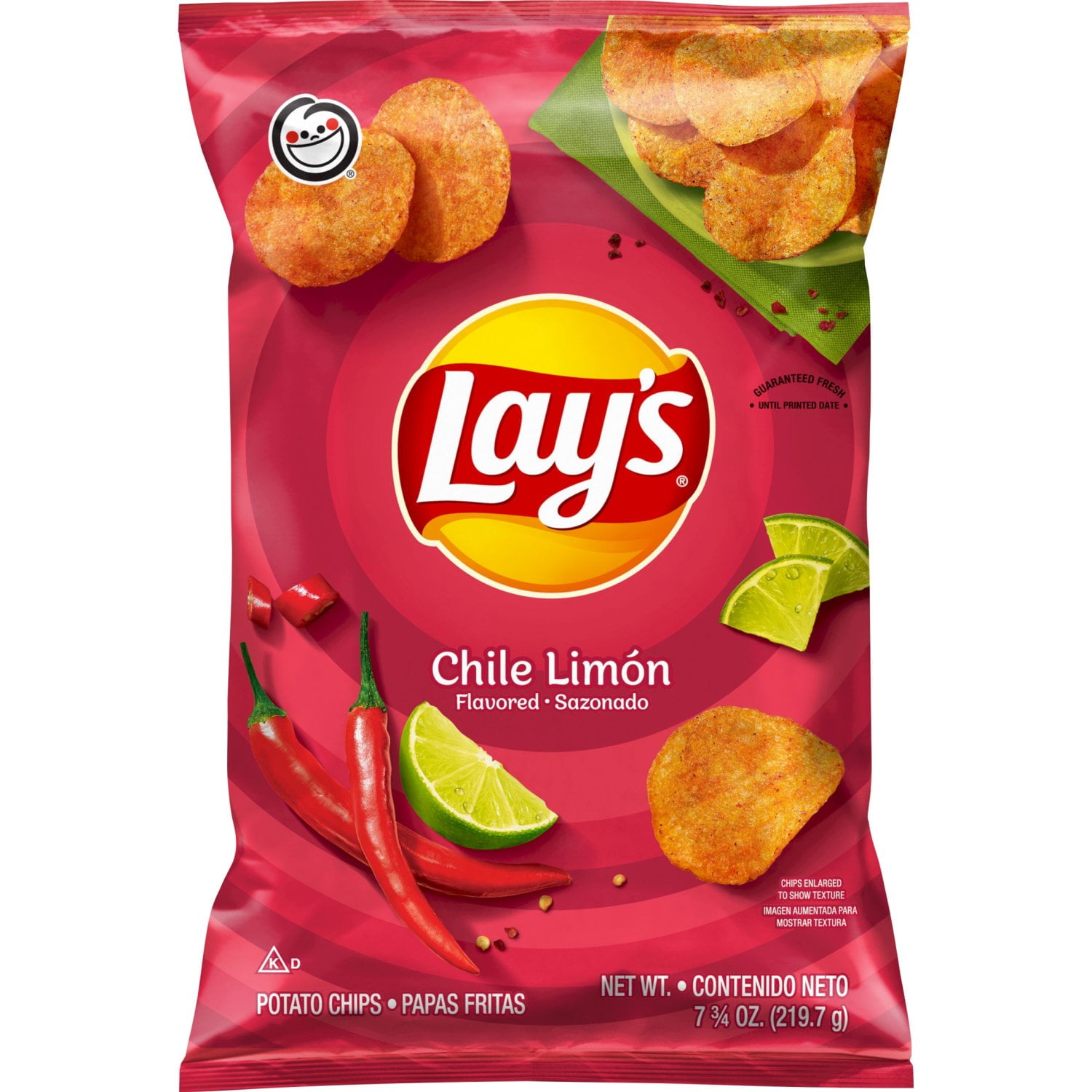 Lay's Potato Chips Chile Limon 7.75 oz - Walmart.com