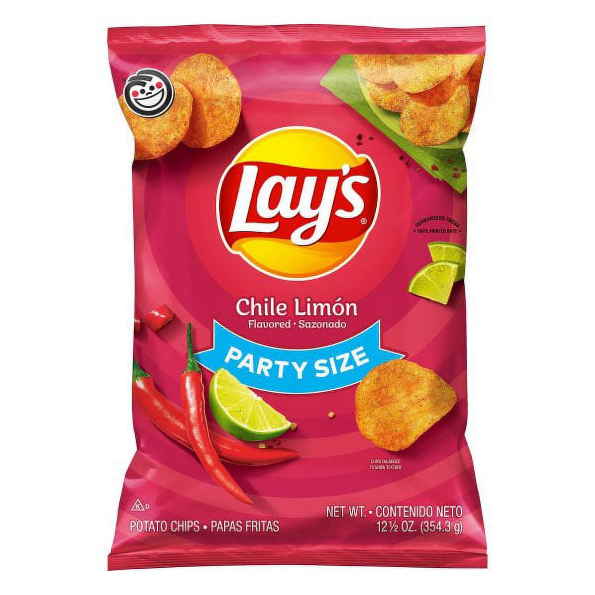 Lay's Potato Chips Chile Limon Flavored 12.5 Oz - Walmart.com