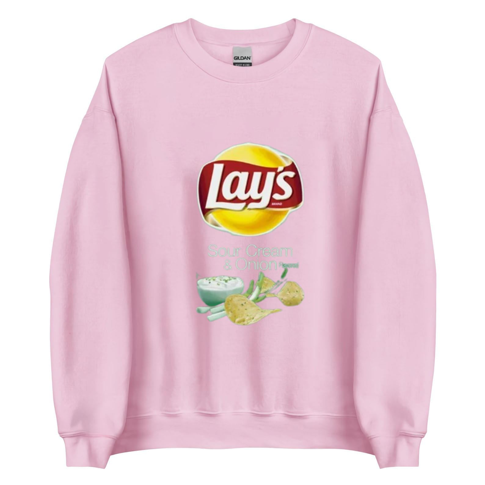 Lay's Sour Cream And Onion Potato Chips Bag Costume T Shirt - Walmart.com