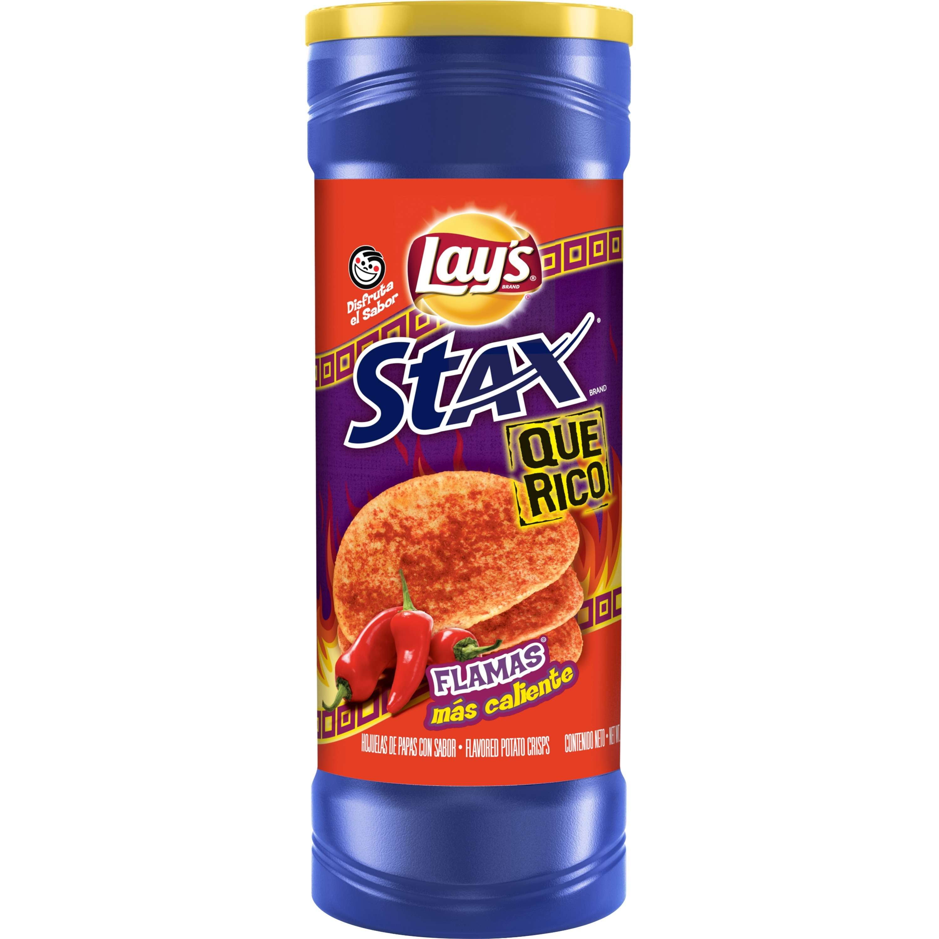 Lay's Stax Flamas Flavored Potato Crisps, 5.5 Oz. - Walmart Business ...