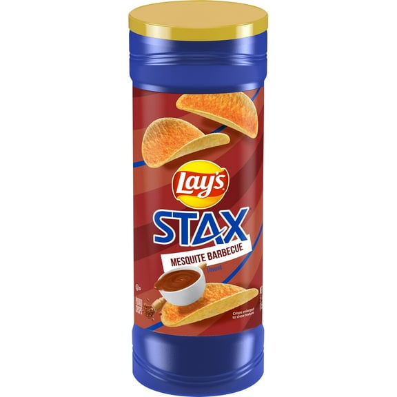 Lay's Stax Original Potato Chips 5.75 oz Crisps in Plastic Canister ...