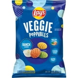 Lay's Veggie Poppables Potato & Veggie Snacks Ranch Flavored, 5 oz Bag ...