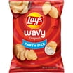 Ruffles Original Flavor Crunchy Ridges Potato Snack Chips, Party Size ...