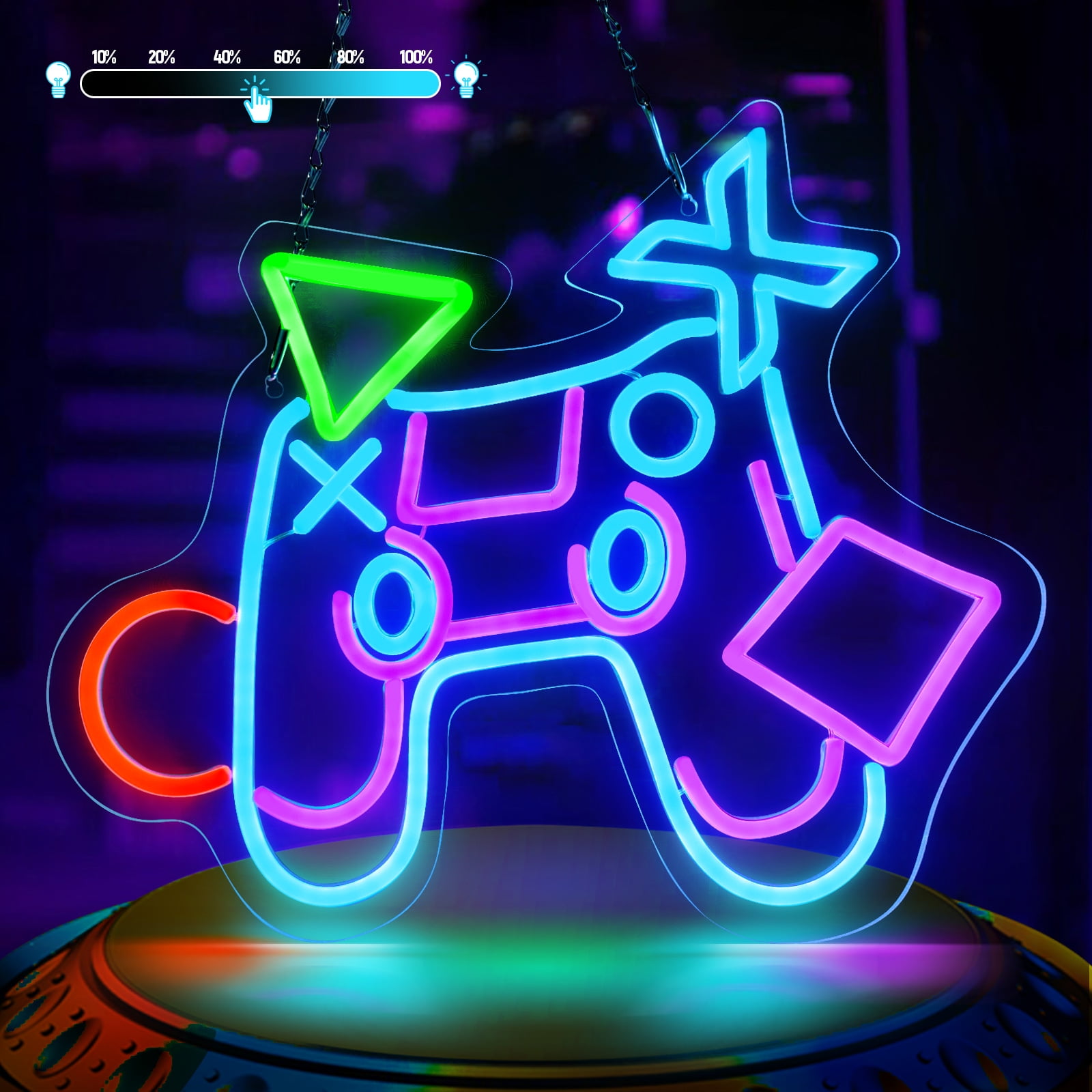 WX&YH Relax It’s a Relax LED Neon Light Signs USB Power for Gaming Room ...