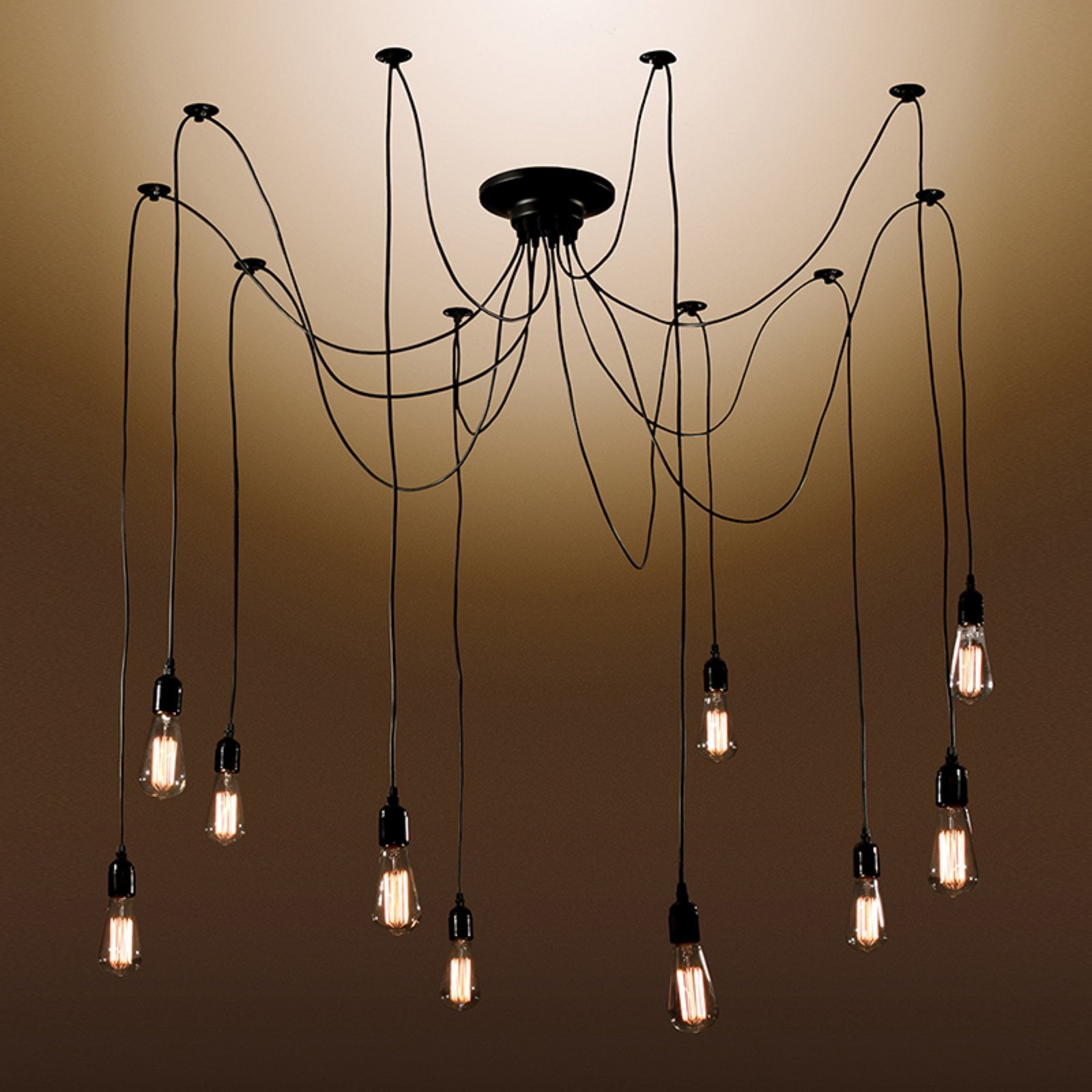 Laycie 10-bulb Edison Chandelier with Bulbs - Walmart.com