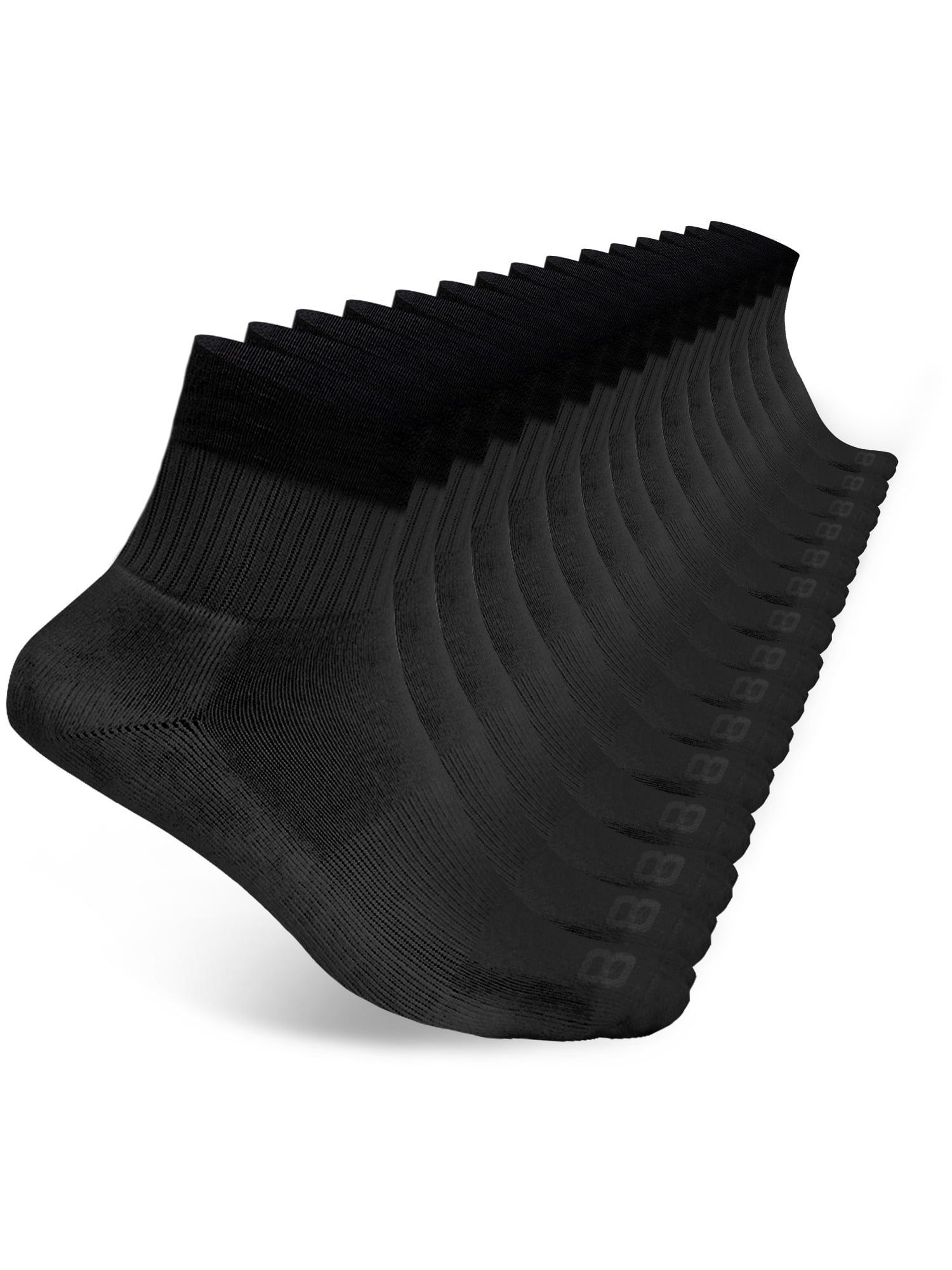 Layer 8 Men’s Cushioned Quarter Socks for Men Breathable Men’s Sports ...