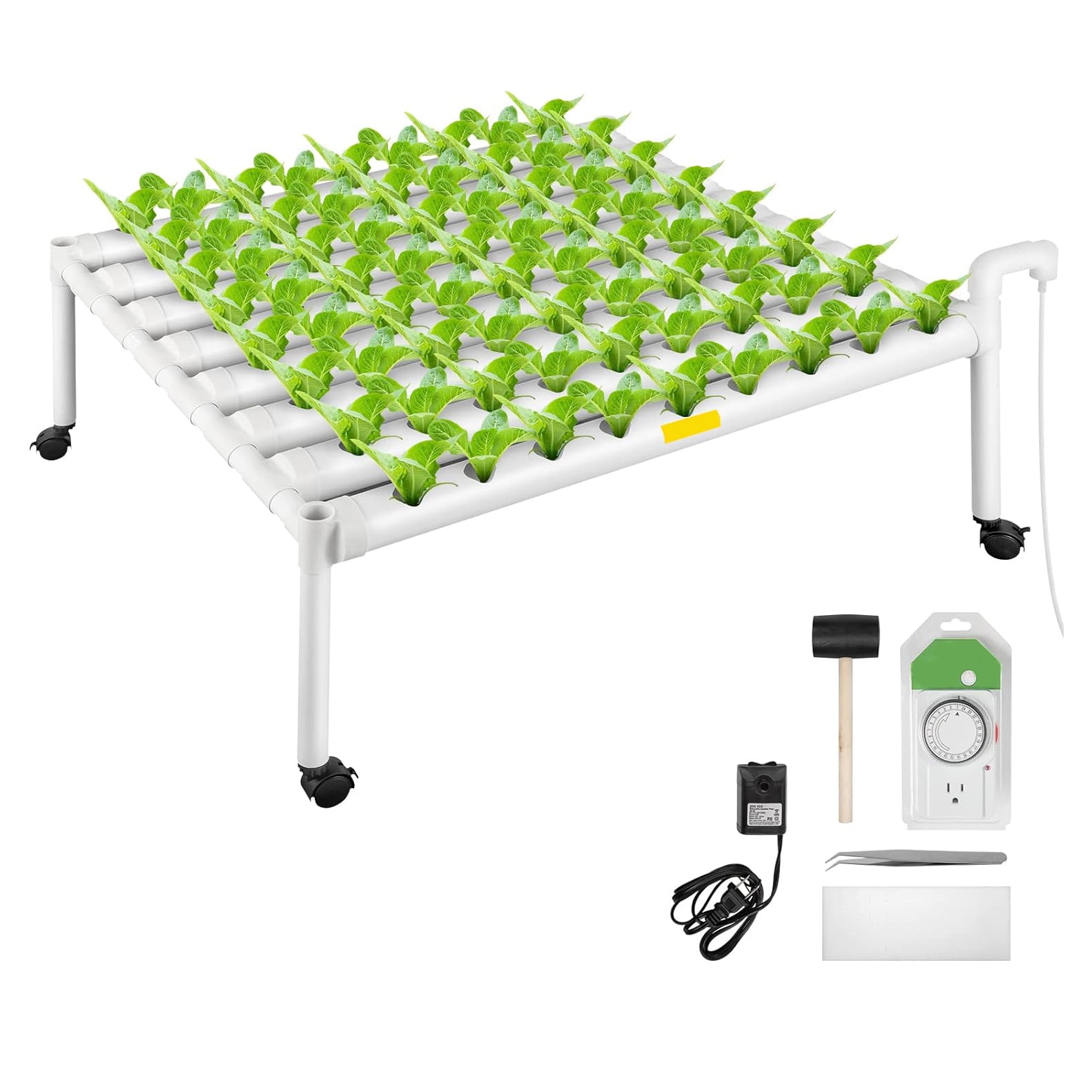Layer Indoor Planting Kit, Hydroponics Growing System with 72 Sites 8 ...