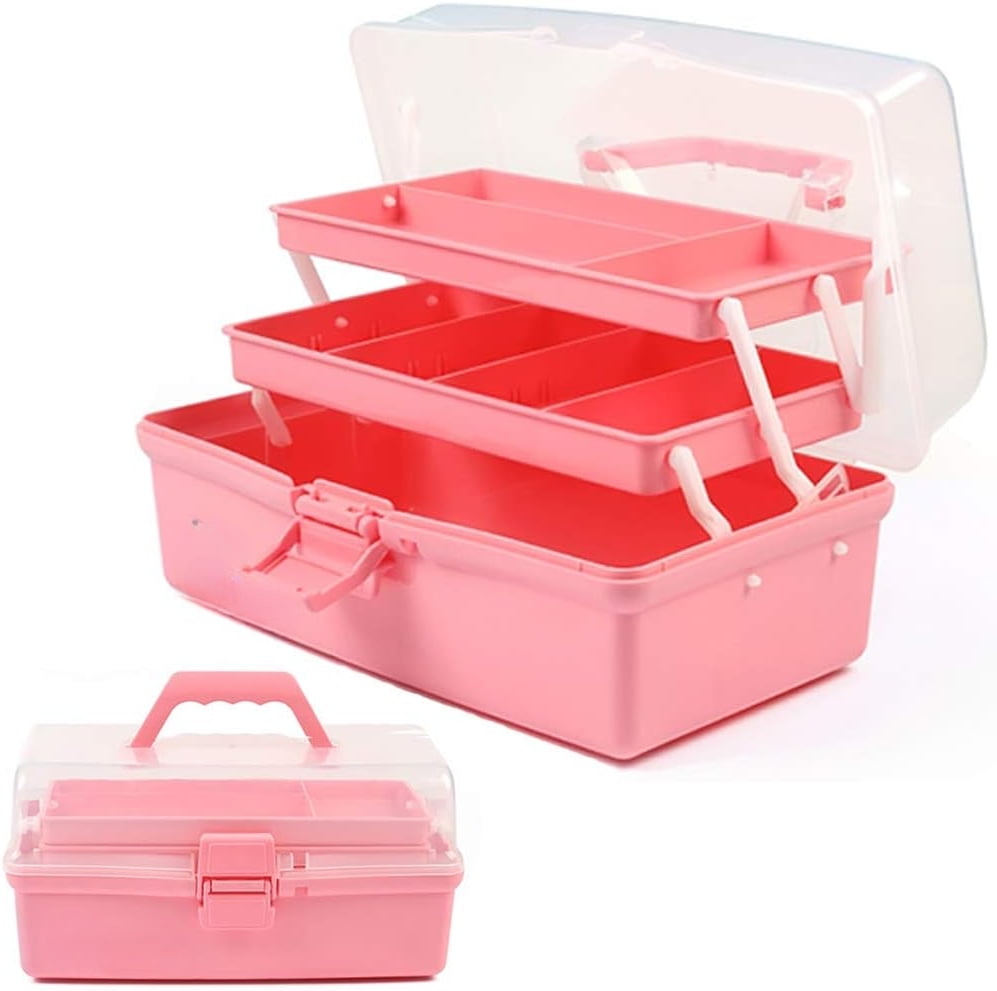Layer Multipurpose Storage Box Organizer Folding Tool Box/Art & Crafts ...