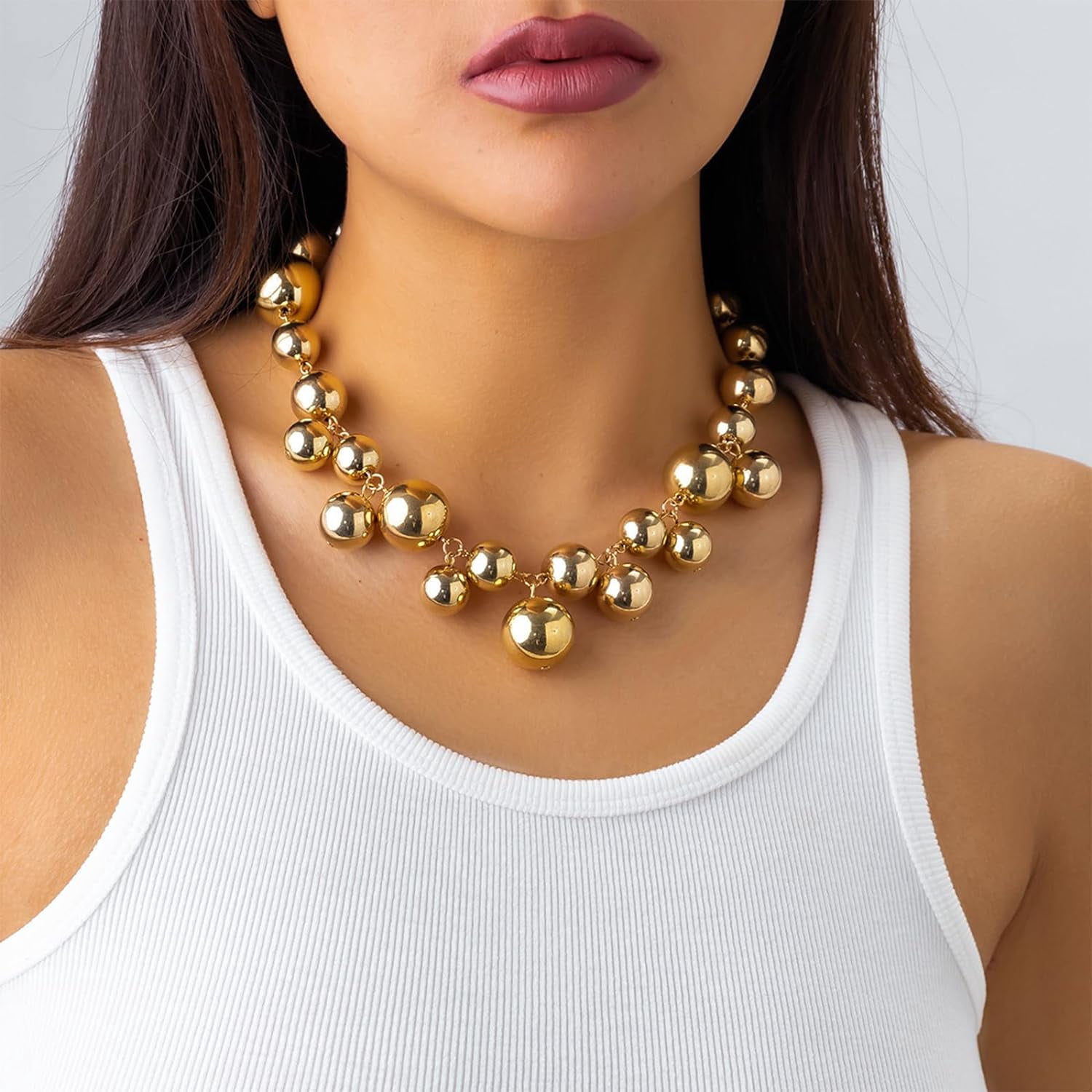 Layered Boho Necklaces For Women Trendy Gold Layered Necklaces Stack ...