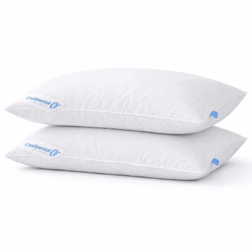 Continental Bedding Premium Down and Feather Blend Pillows, Endless ...