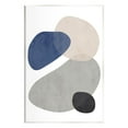 Layered Minimal Oblong Forms Abstract Graphic Art Unframed Art Print ...