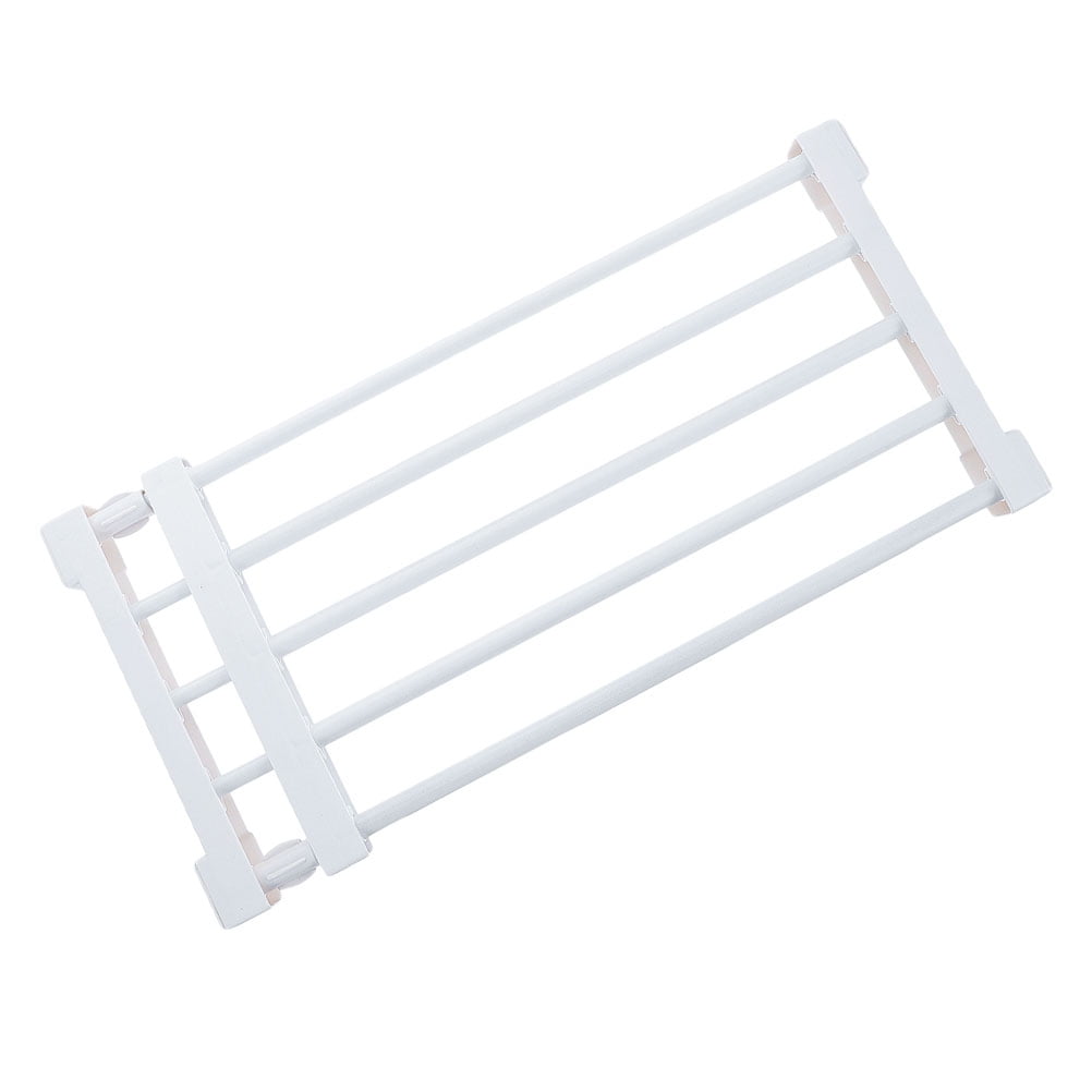 Layered Partition Expandable Closet Shelf Nail-free Rack Plastic Metal ...