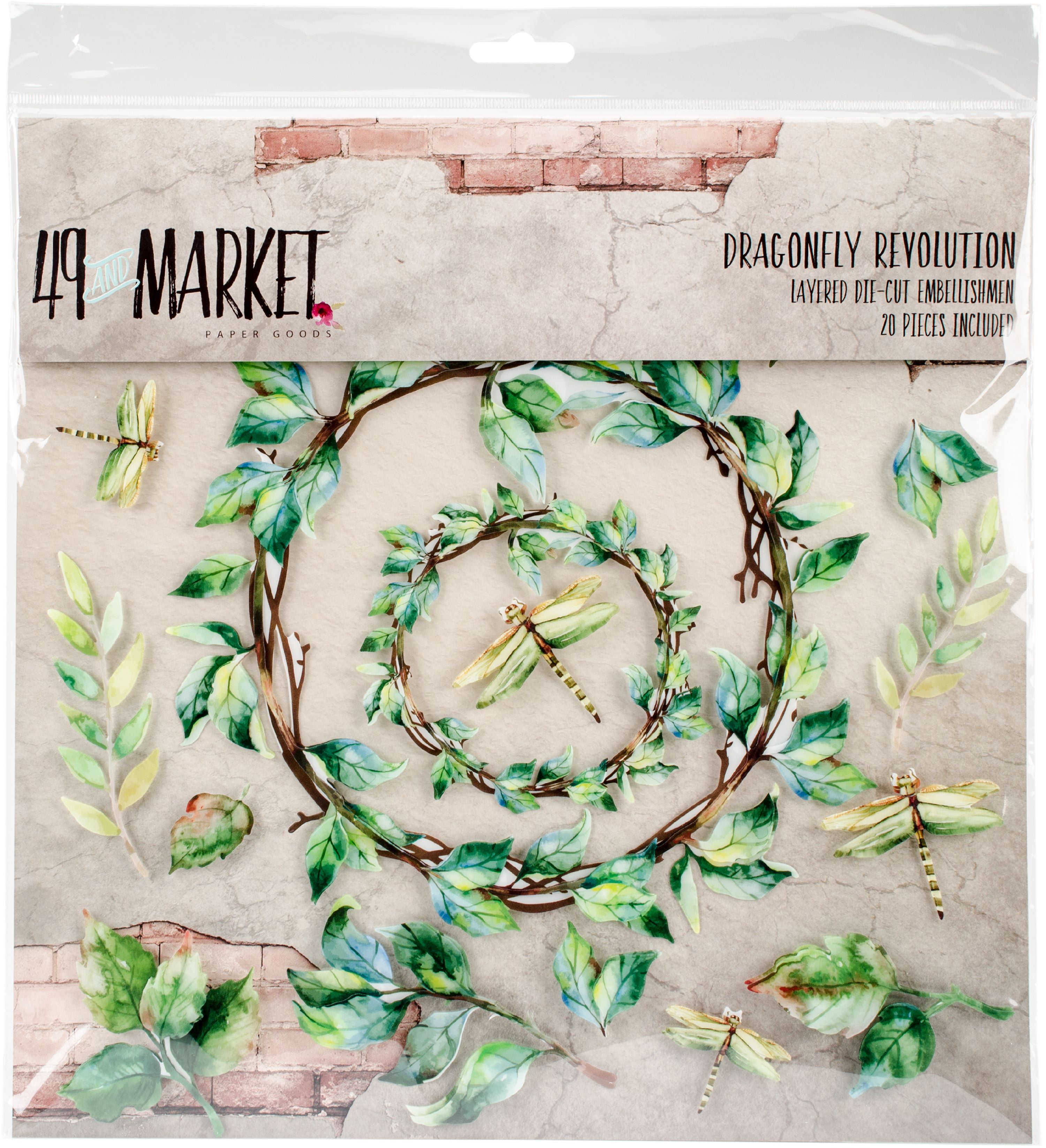 49 and Market Layered Plastic Embellishments 12"X12" - Walmart.com