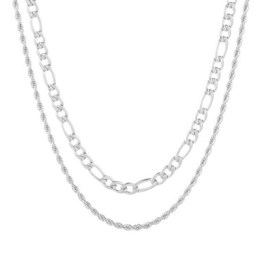 3 Pcs Chain Necklace for Men Women Boy Kid,3mm Stainless Steel Gold ...