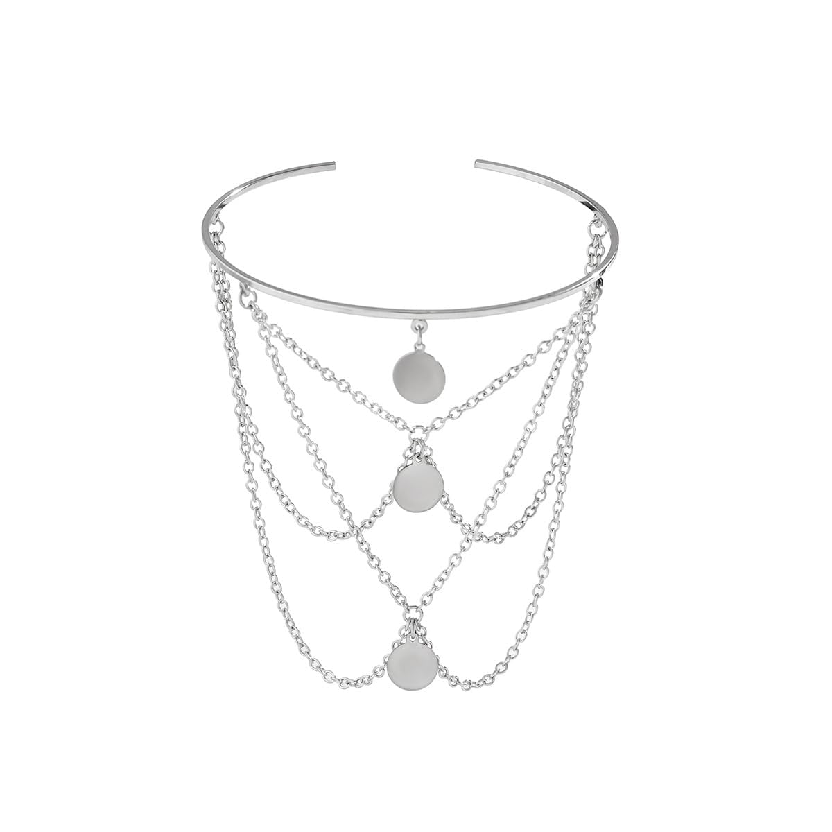 Layered Tassel Arm Cuff - Arm Cuff Upper Arm,Arm Bracelet Upper Arm ...