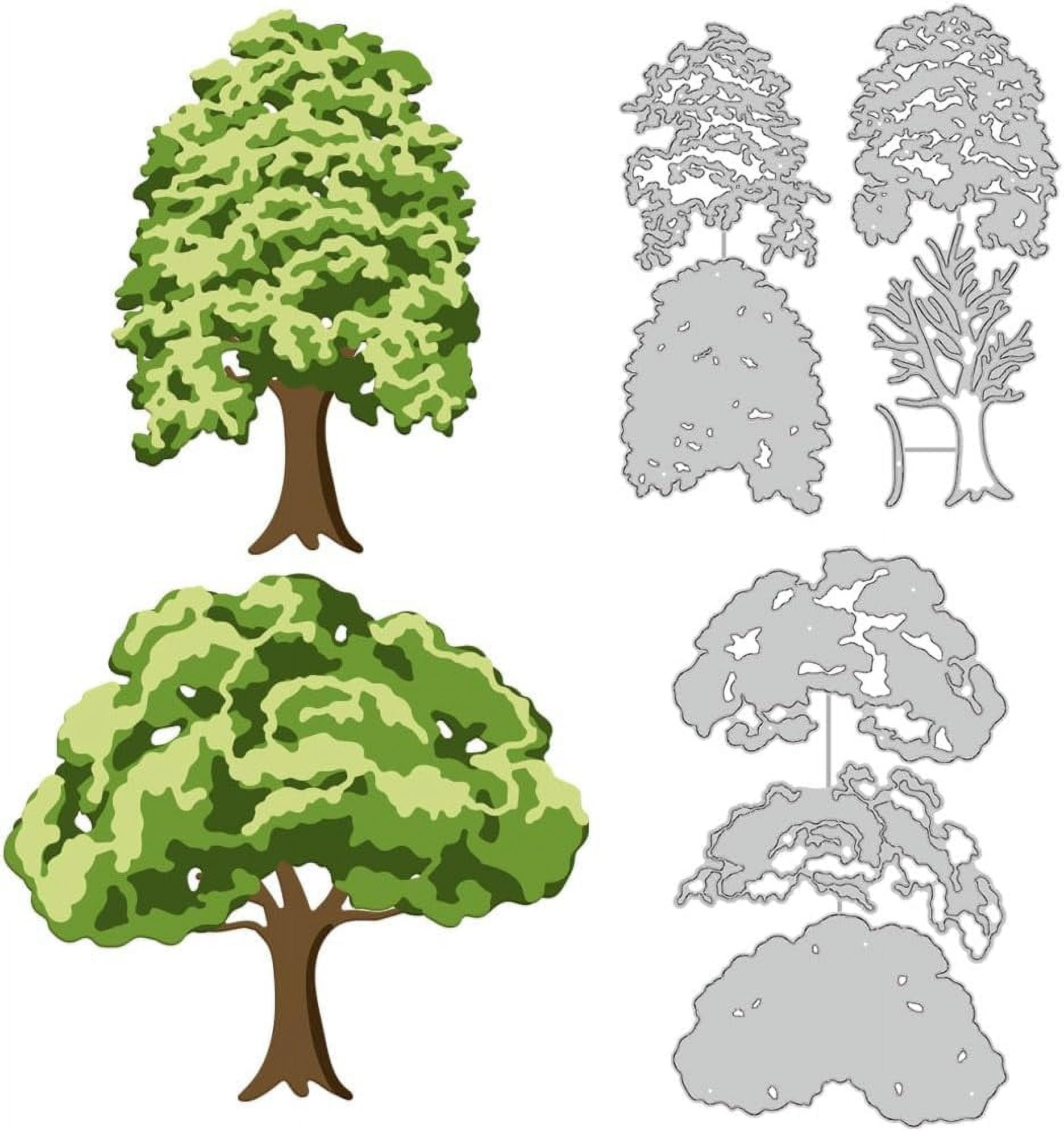 Layered Trees Cutting Dies for DIY Scrapbooking Metal Layering Trees ...