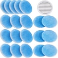 Layhit 20 Pcs Rv 5.25" Round Air Conditioner Filter Foam Duct Ac ...