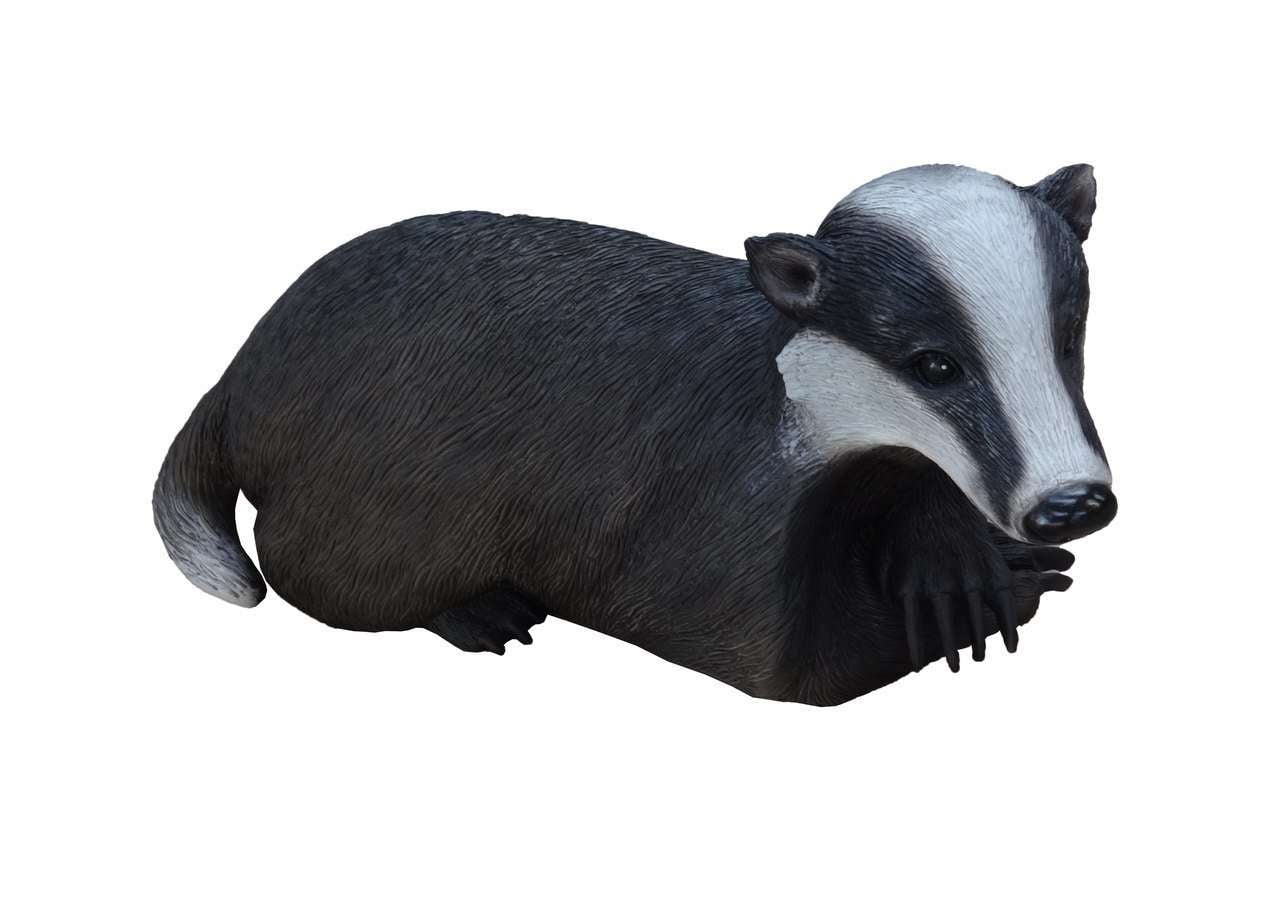 Laying Badger Life Size Statue - Walmart.com