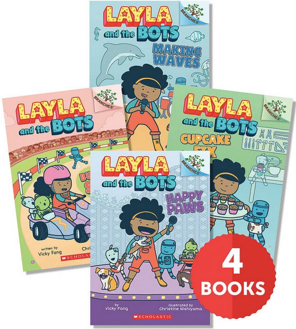 Layla and the Bots Scholastic Branches Series Set : Happy Paws; Built ...