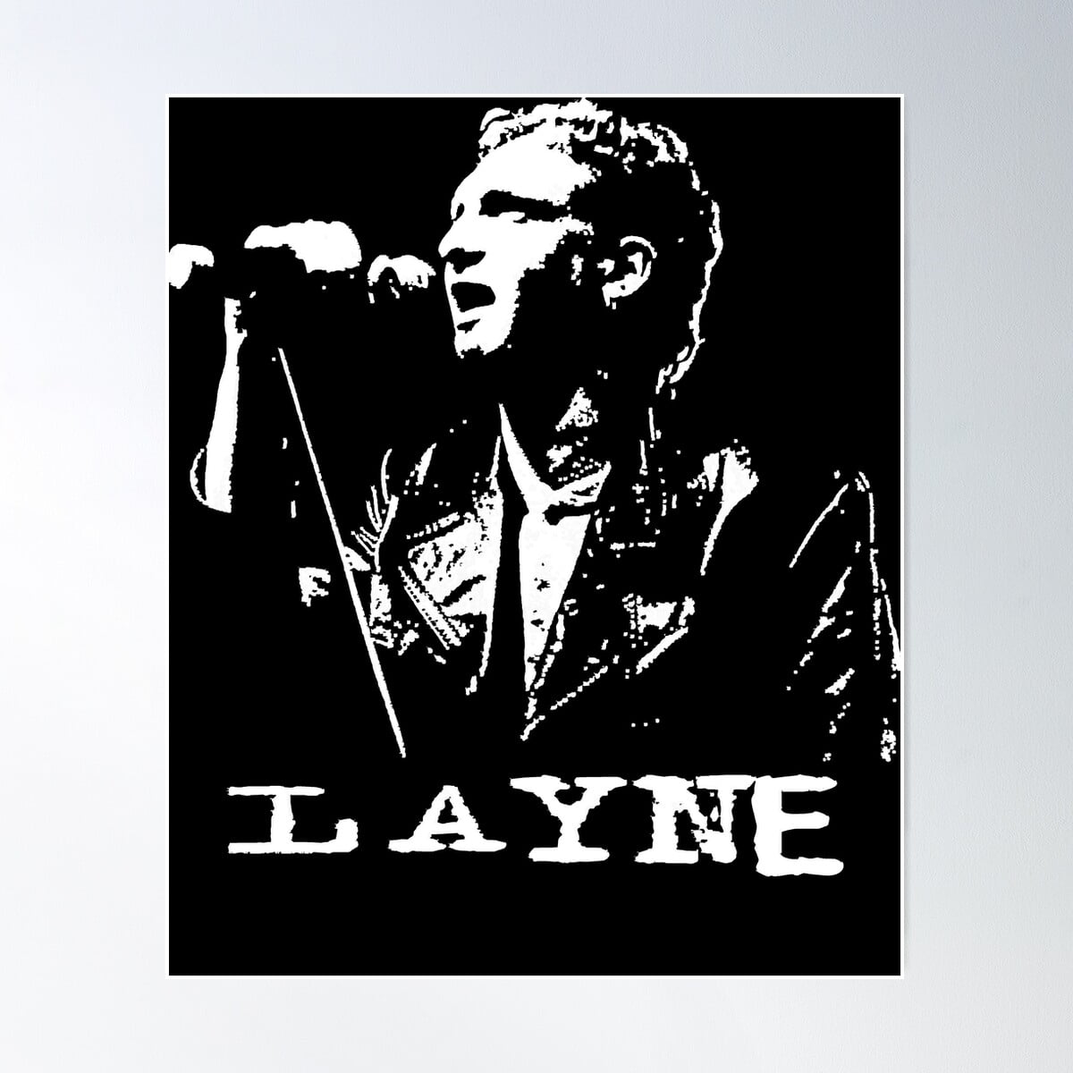 Layne Staley Classic Copy Copy Poster Wall Art, Modern Wall Decor For ...