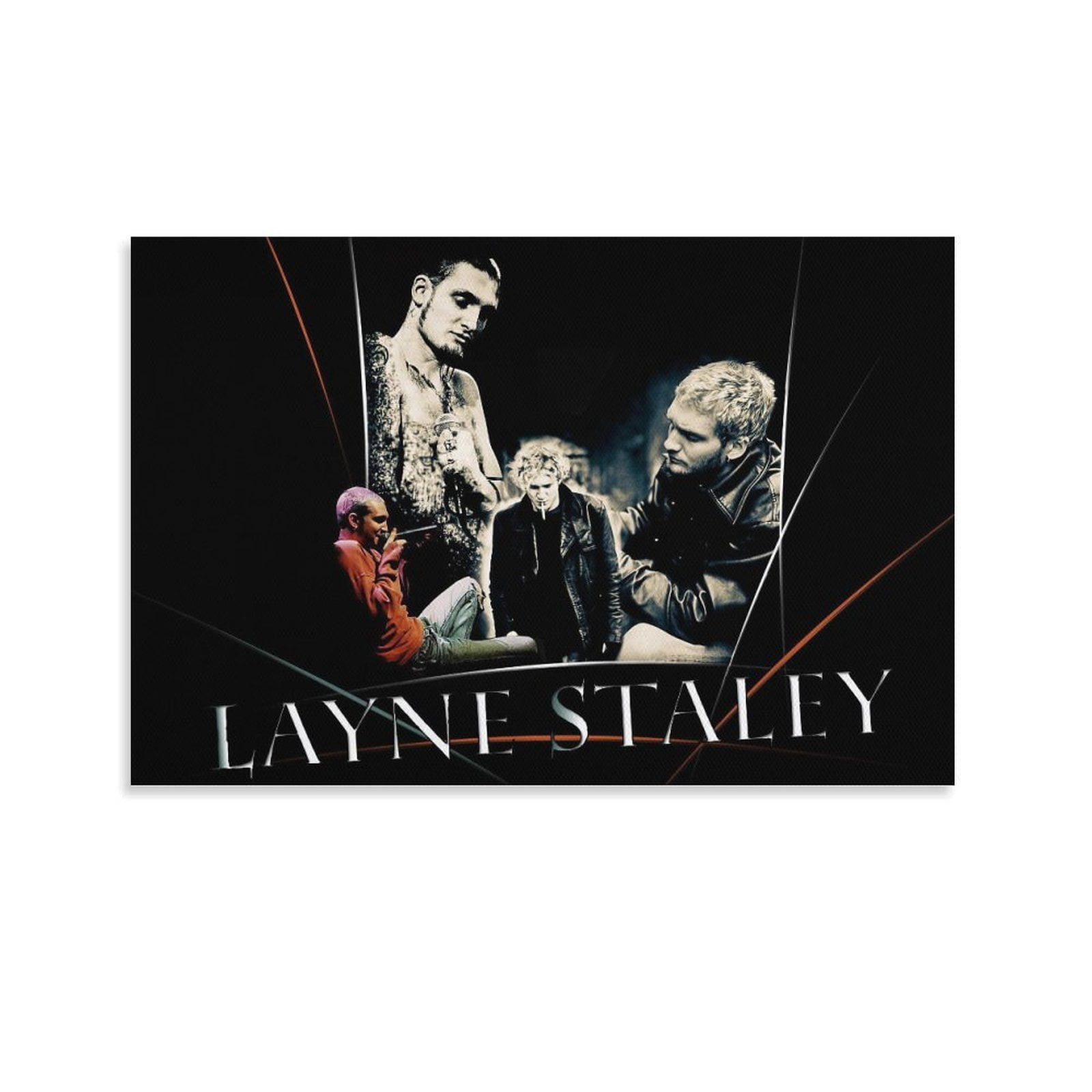 Layne Staley Singer Poster (13) Canvas Art Poster and Wall Art Picture ...