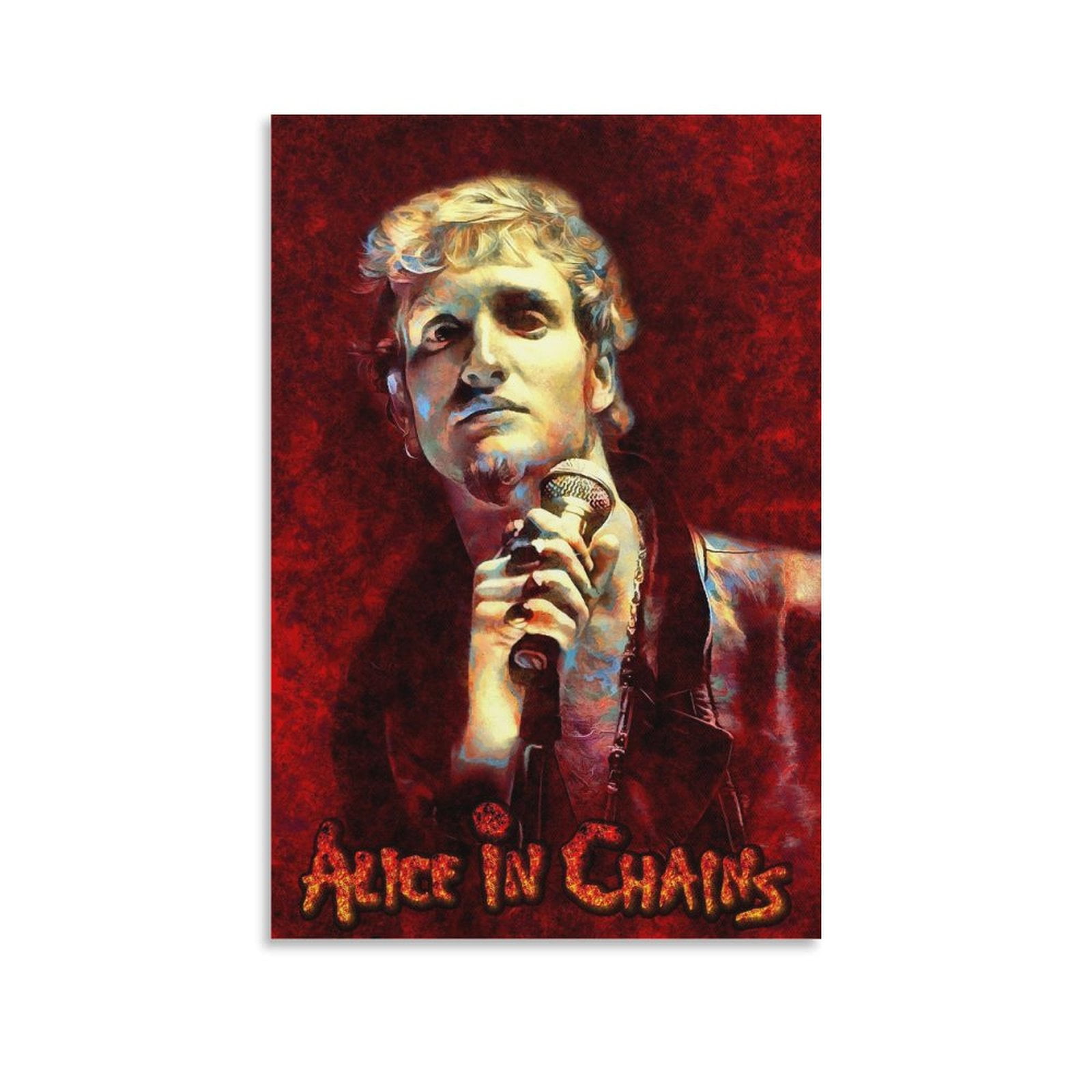 Layne Staley Singer Poster (5) Home Decor Poster Wall Art Hanging ...