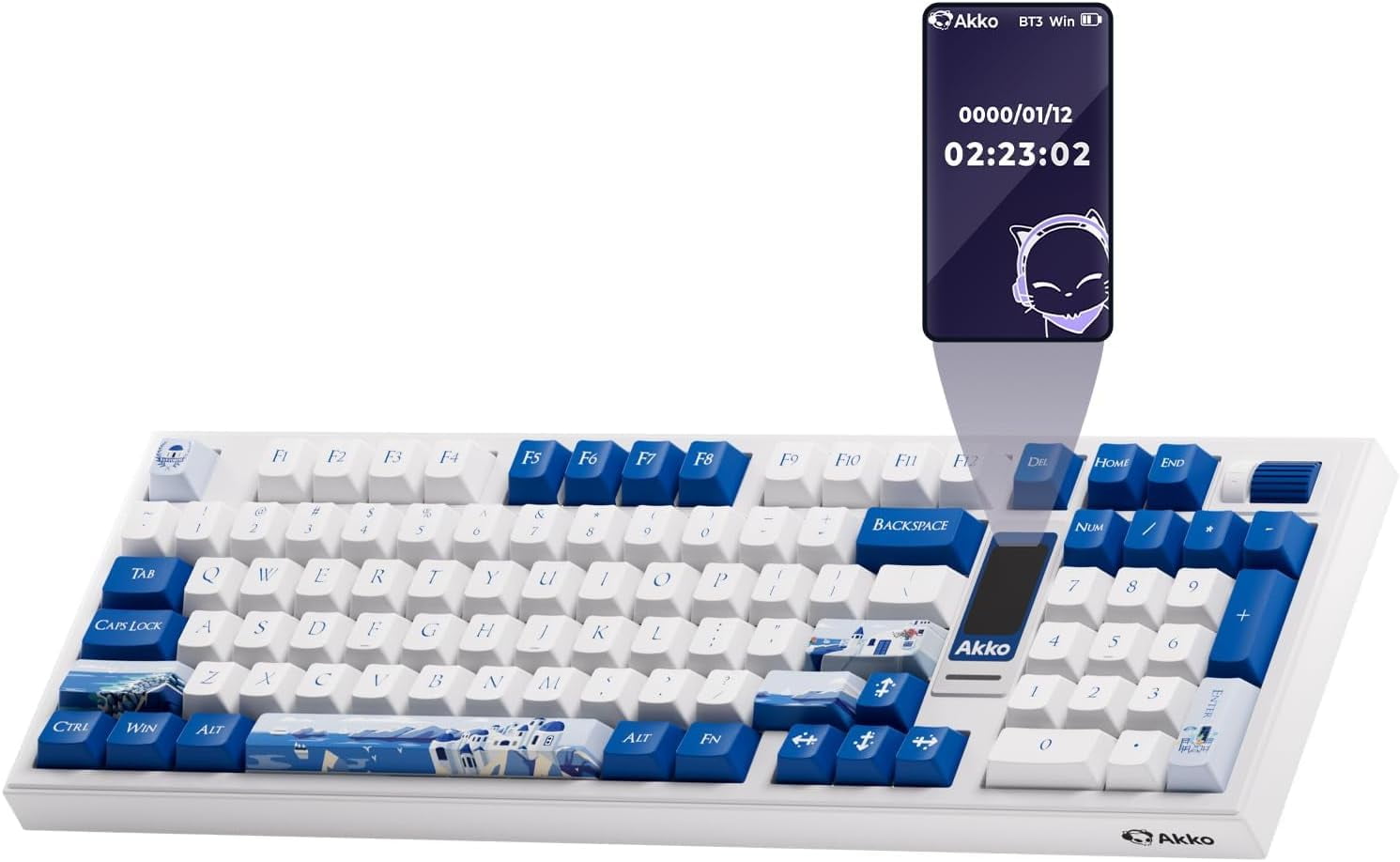 Layout Santorini Gaming Keyboard: Inspired by the crisp whites of ...