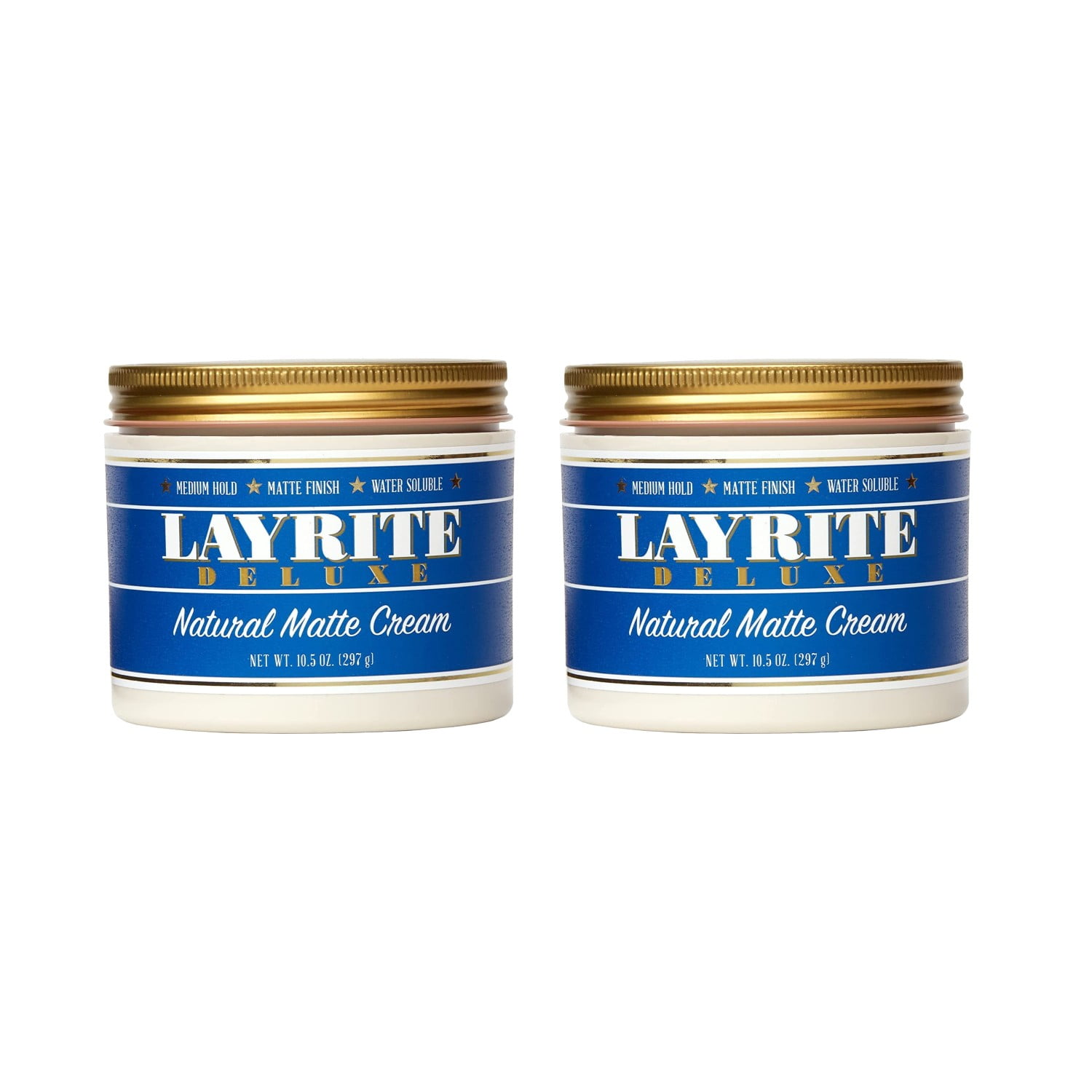 Layrite Natural Matte Cream 10.5oz (2 Pack) - Walmart.com