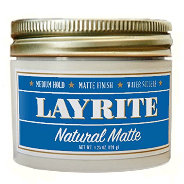 Layrite Men's Natural Matte Hair Cream, 4.25 Oz - Walmart.com