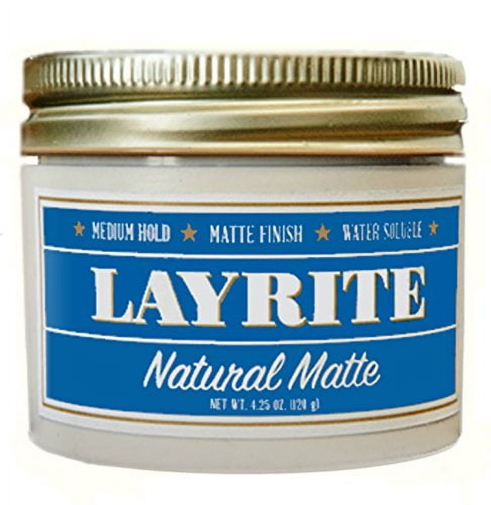 Layrite Men's Natural Matte Hair Cream, 4.25 Oz - Walmart.com