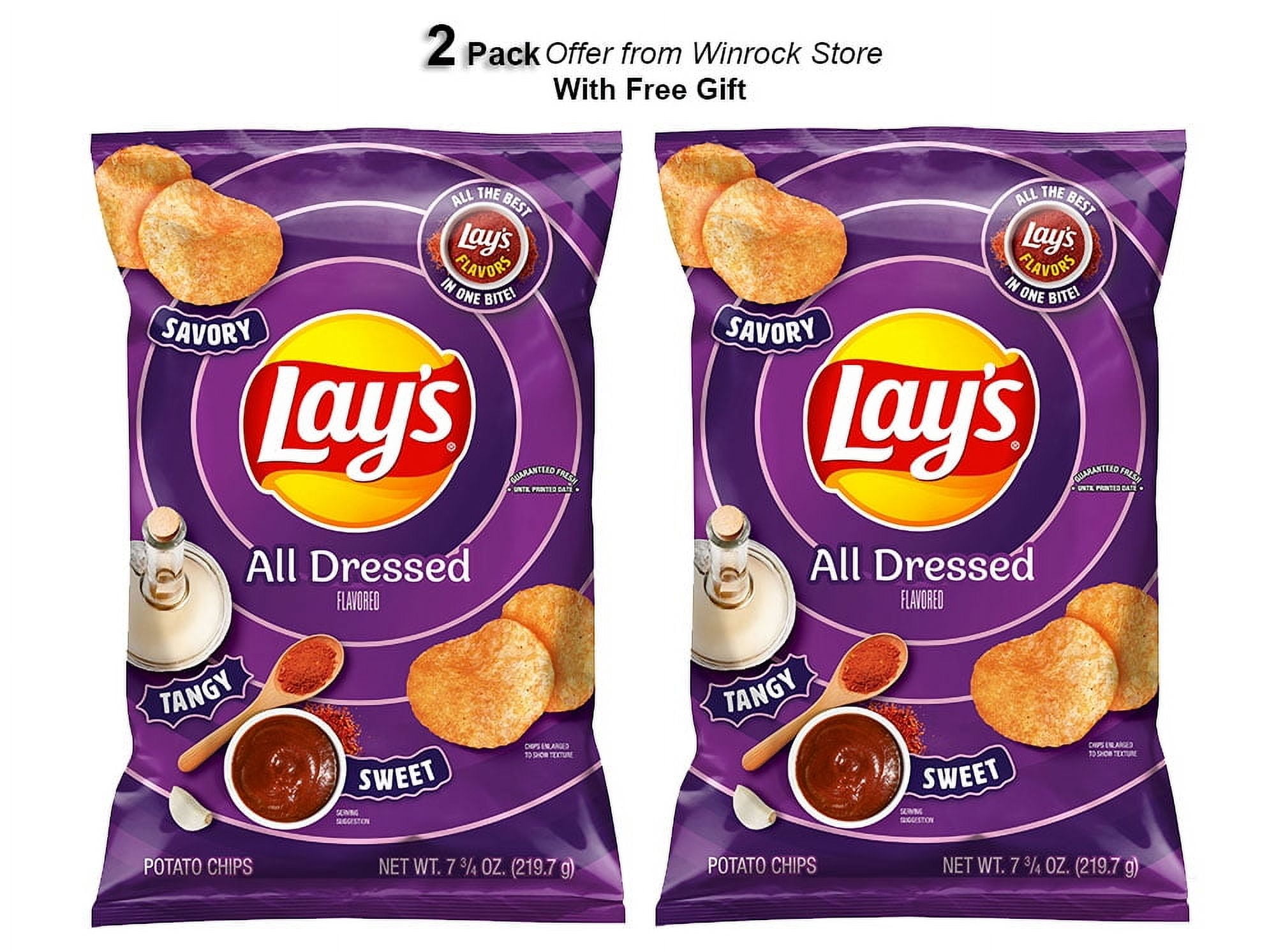 Lays All Dressed 7.75 Ounce (2 Pack) Free Gift from Winrock Store ...