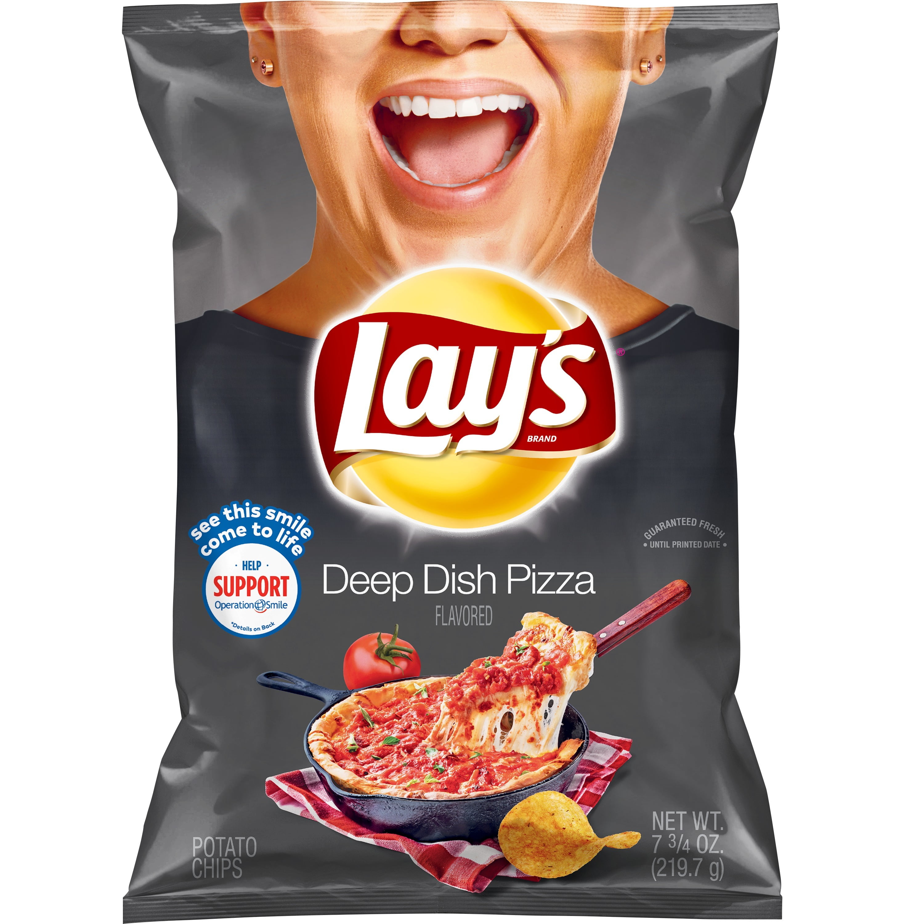 Lays Deep Dish Pizza Xl 7.75oz - Walmart.com