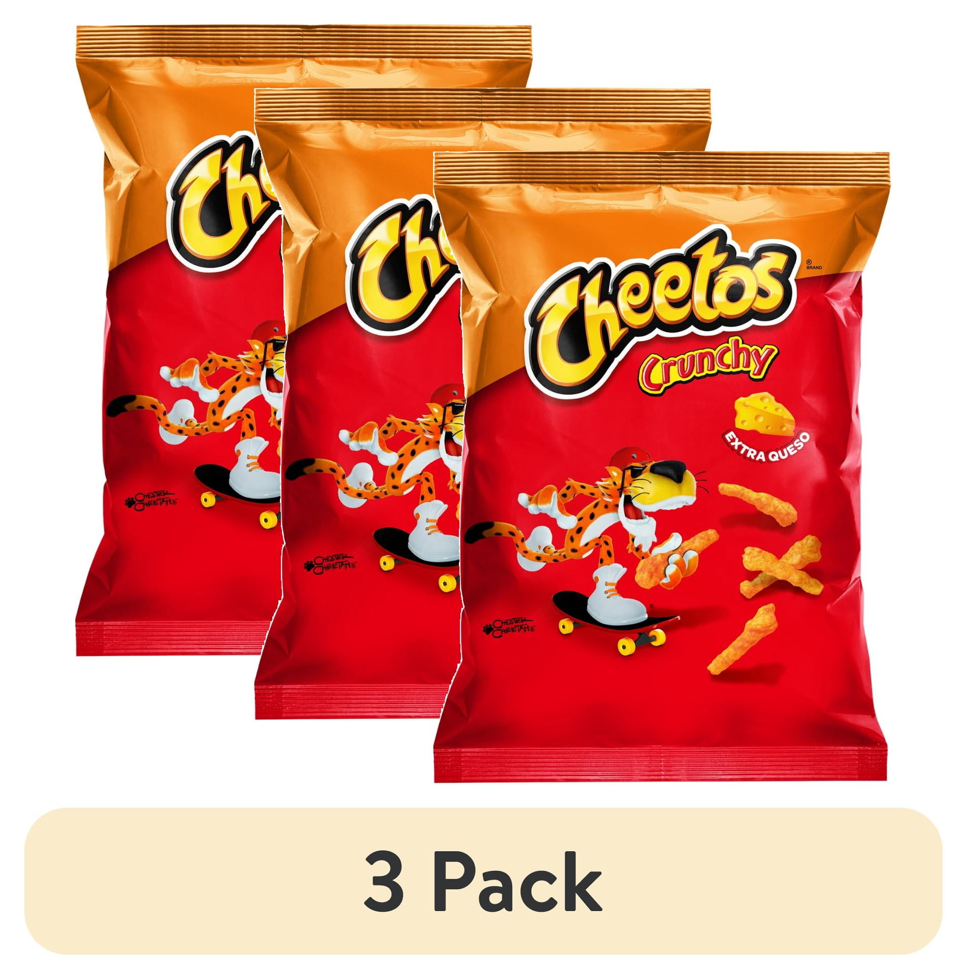 (3 pack) Lays Frito Lay Cheetos Crunchy - Walmart.com