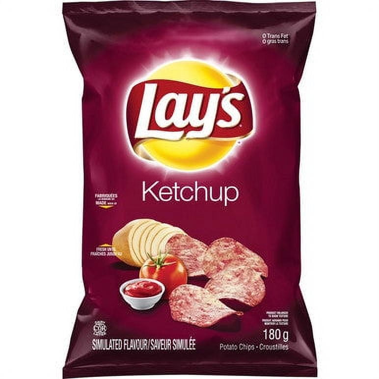 Lays Ketchup Chips 180g/6.3 oz. - Walmart.com