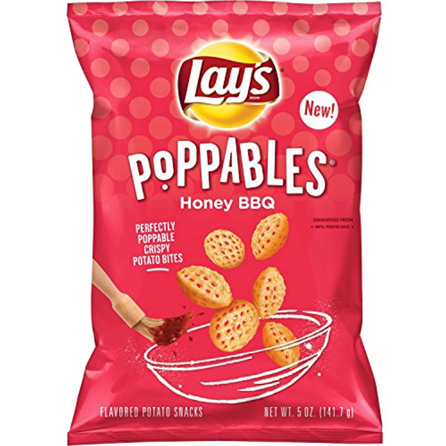 Lays Poppables Honey Barbecue Potato Chips, 5 Oz Bag - Groceries ...