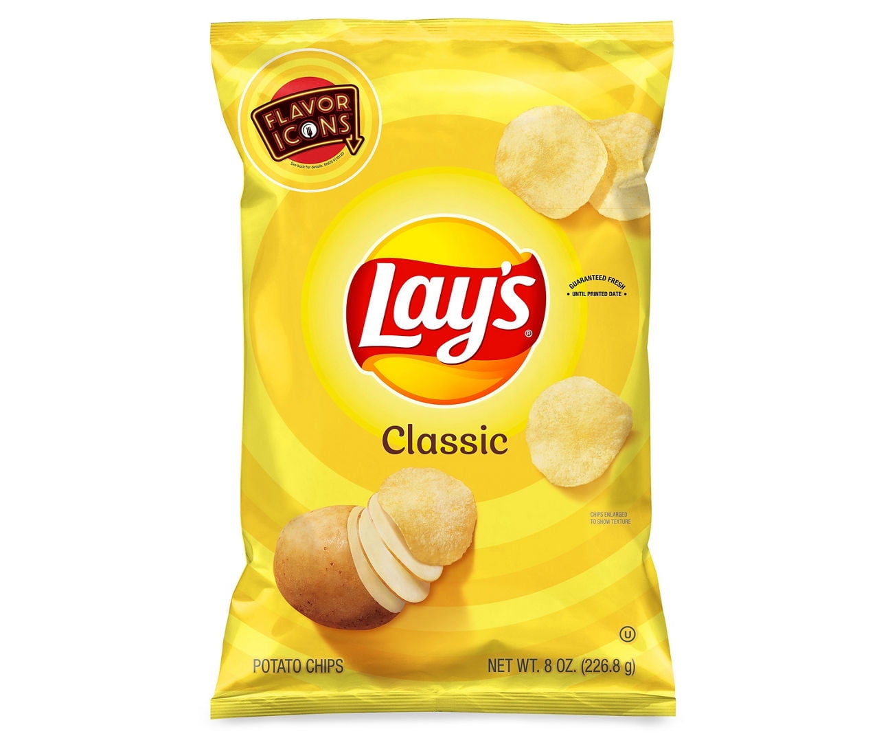 Lays Potato Chips Classic 8 Oz - Walmart.com