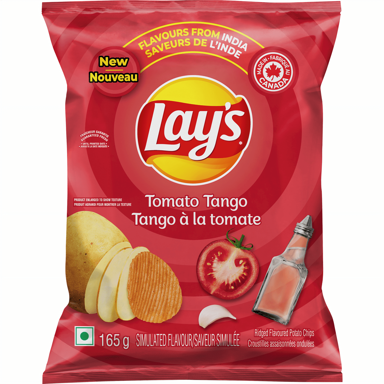 Lays Tomato Tango Potato Chips, 165g/5.8 oz - Walmart.com