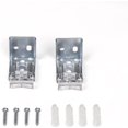 LazBlinds 1 Pair of Updated L-Shaped Mount Hardware Bracke with ...