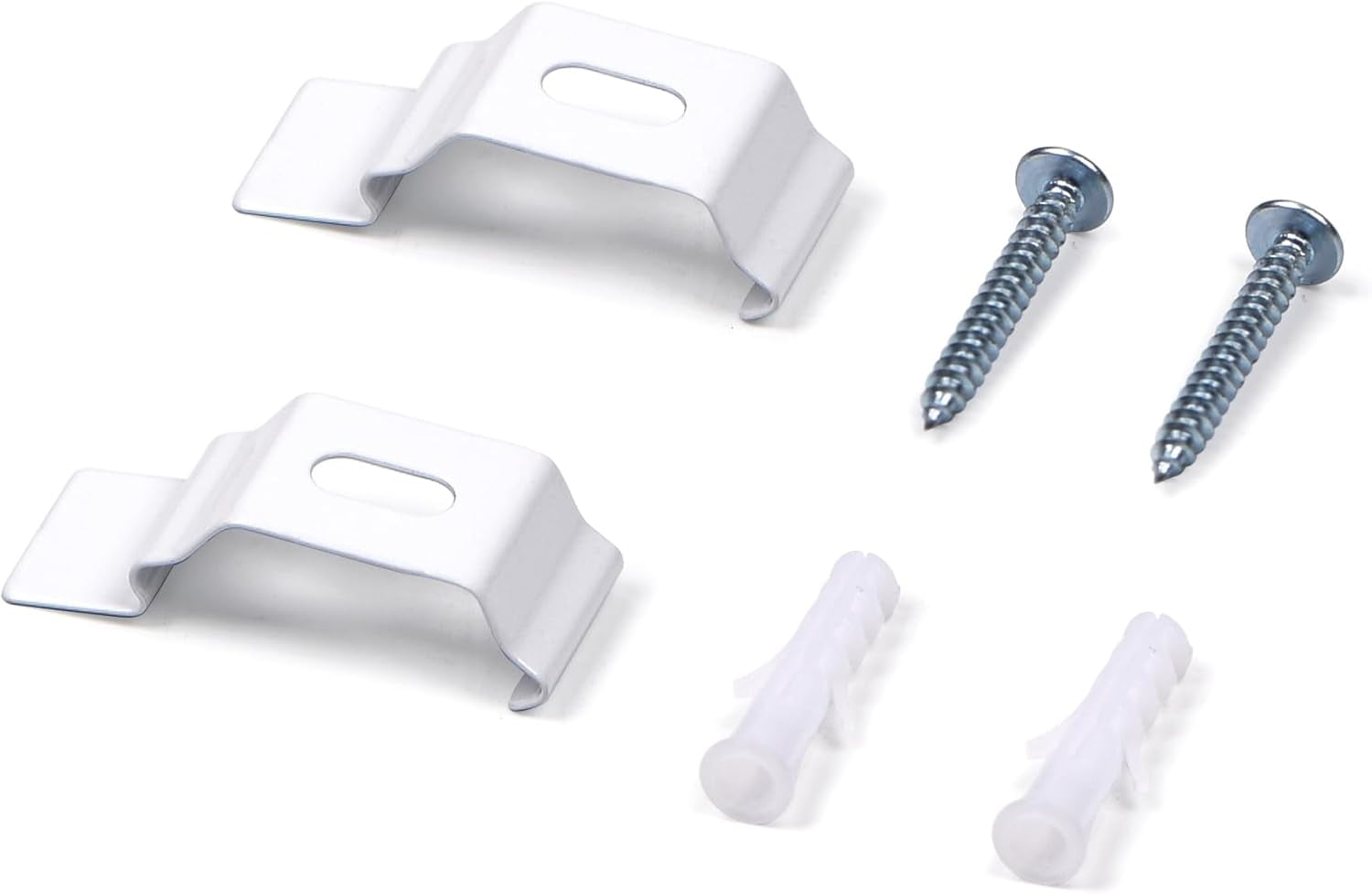 LazBlinds 2Pcs Metal Brackets Clips with Expansion Tubes and Screws ...