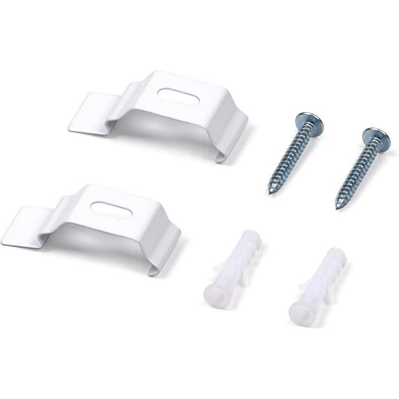 LazBlinds 2Pcs Metal Brackets Clips with Expansion Tubes and Screws ...