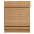 LazBlinds Cordless Bamboo Roman Shades, Light Filtering Window ...