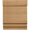 LazBlinds Cordless Bamboo Roman Shades, Light Filtering Window ...