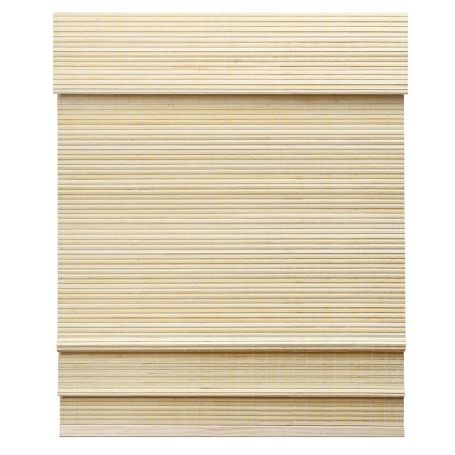 LazBlinds Cordless Bamboo Roman Shades, Privacy Window Treatment, Roll ...