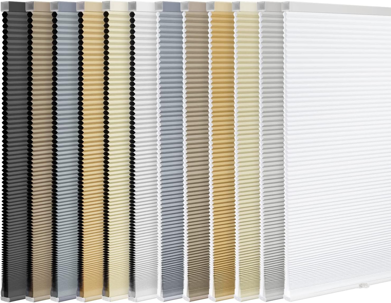 LazBlinds Cordless Cellular Shades, Blackout Privacy Honeycomb Shades ...