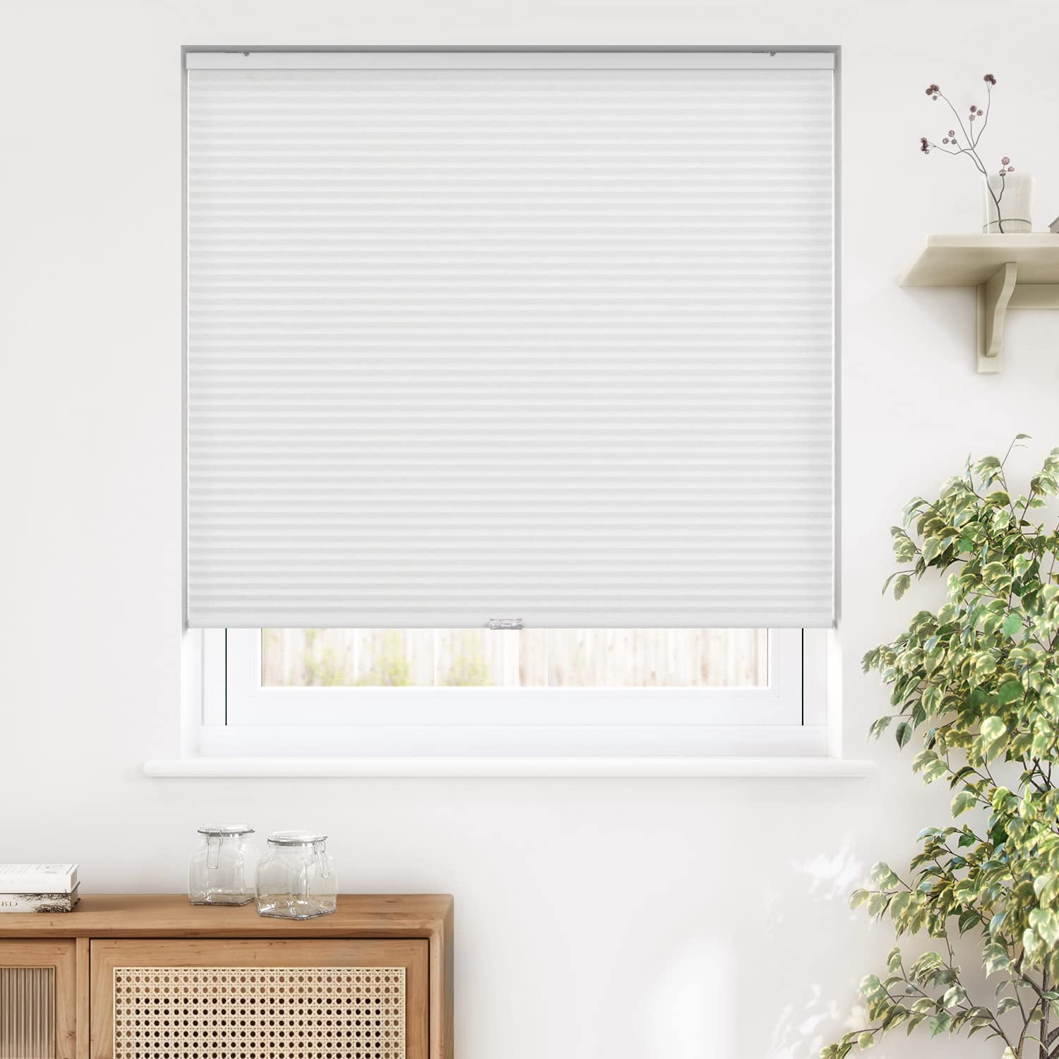 LazBlinds Cordless Cellular Shades, Light Filtering Honeycomb Shades ...