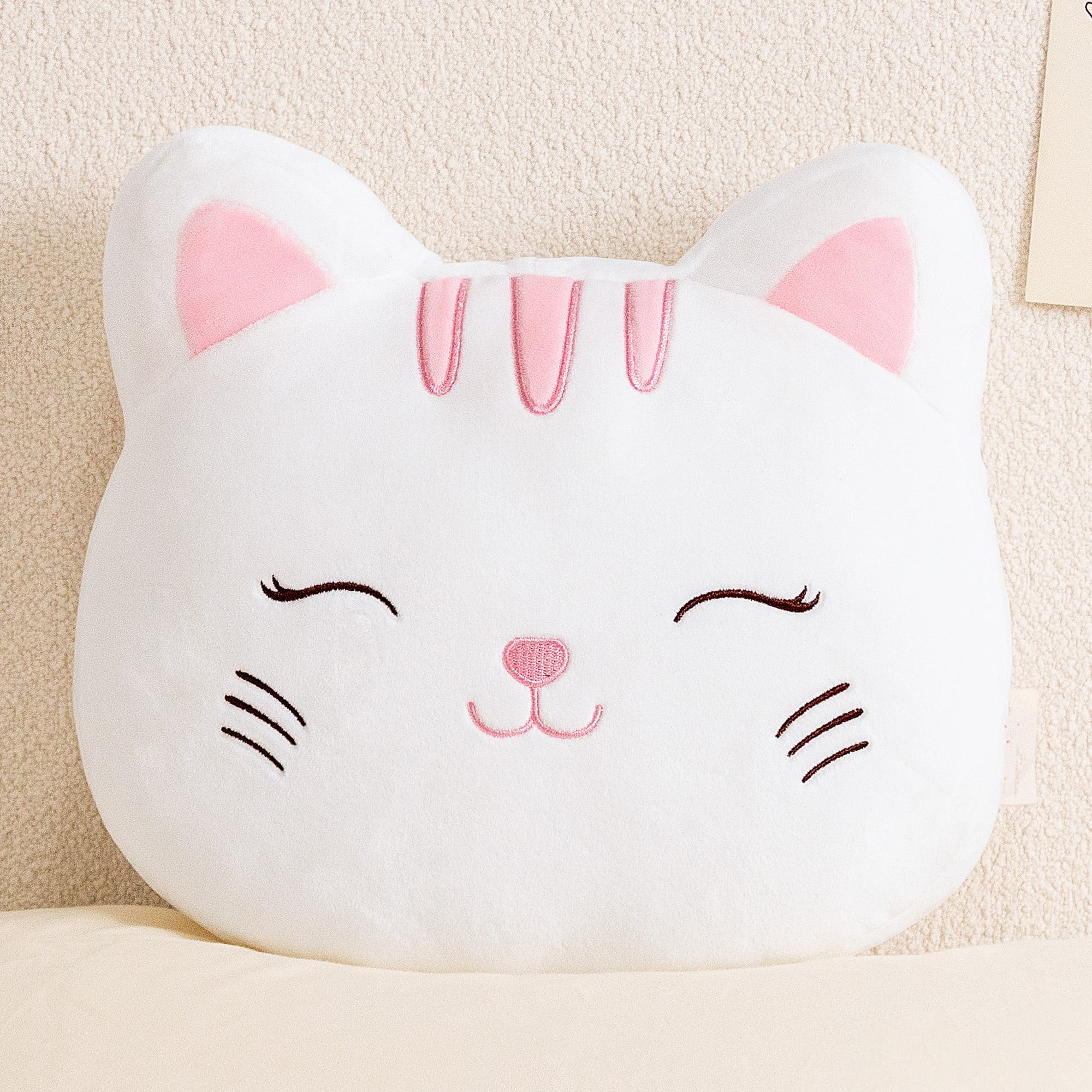 "Lazada Kids Plush Toy Pillow, Cute Stuffed Soft Cat Plushies, 10 ...