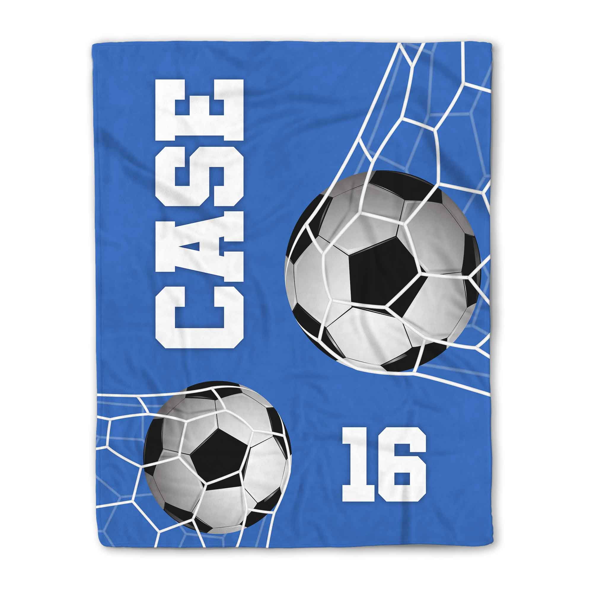 Lazaofficial Custom Name Blanket, Soccer Blanket, Soccer Blanket For ...
